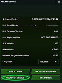 SkyTrak Registration for 5.X